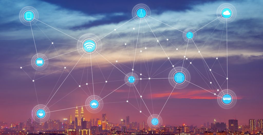 graphicstock-smart-city-and-wireless-communication-network-abstract ...